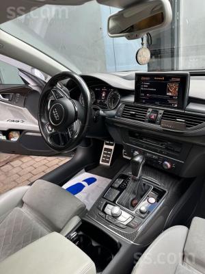 Grey Audi S7 2014 in Riga, with an engine capacity of 4.00 L and mileage of 244 thousand km for 27999 €, photo 8 on AUTOMOTO.COM.LV