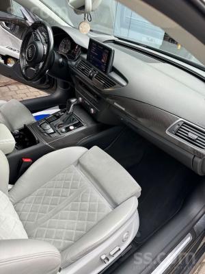 Grey Audi S7 2014 in Riga, with an engine capacity of 4.00 L and mileage of 244 thousand km for 27999 €, photo 11 on AUTOMOTO.COM.LV