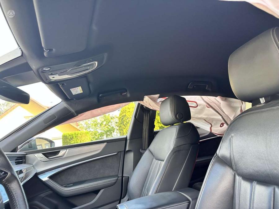 Grey Audi S7 2019 in Marijampole, with an engine capacity of 2.97 L and mileage of 109 thousand km for 28900 €, photo 13 on AUTOMOTO.COM.LV