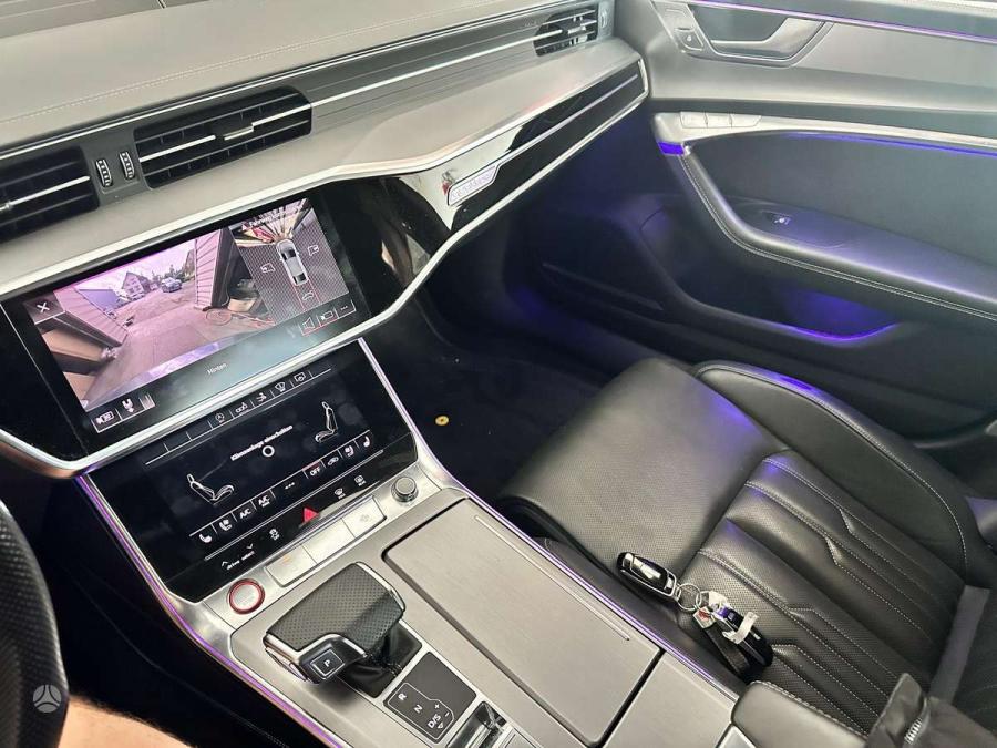 Grey Audi S7 2019 in Marijampole, with an engine capacity of 2.97 L and mileage of 109 thousand km for 28900 €, photo 16 on AUTOMOTO.COM.LV