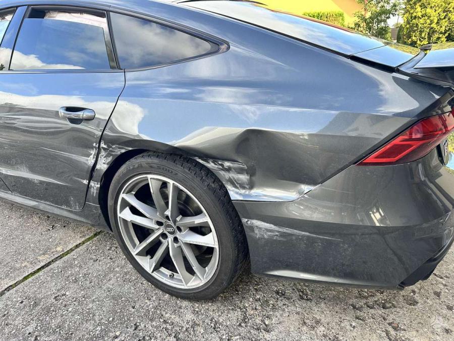 Grey Audi S7 2019 in Marijampole, with an engine capacity of 2.97 L and mileage of 109 thousand km for 28900 €, photo 18 on AUTOMOTO.COM.LV