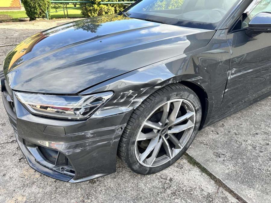 Grey Audi S7 2019 in Marijampole, with an engine capacity of 2.97 L and mileage of 109 thousand km for 28900 €, photo 21 on AUTOMOTO.COM.LV