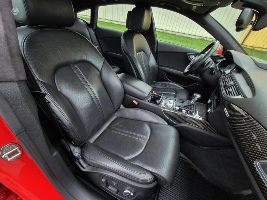 Red Audi S7 2014 in Vilnius, with an engine capacity of 3.99 L and mileage of 183 thousand km for 19200 €, photo 15 on AUTOMOTO.COM.LV