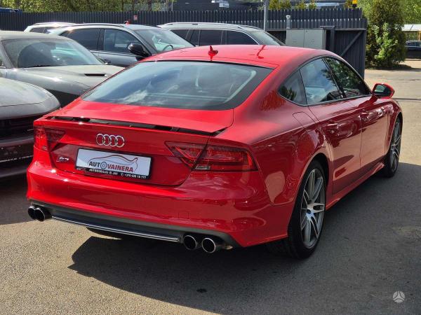 Red Audi S7 2014 in Vilnius, with an engine capacity of 3.99 L and mileage of 184 thousand km for 19200 €, photo 6 on AUTOMOTO.COM.LV