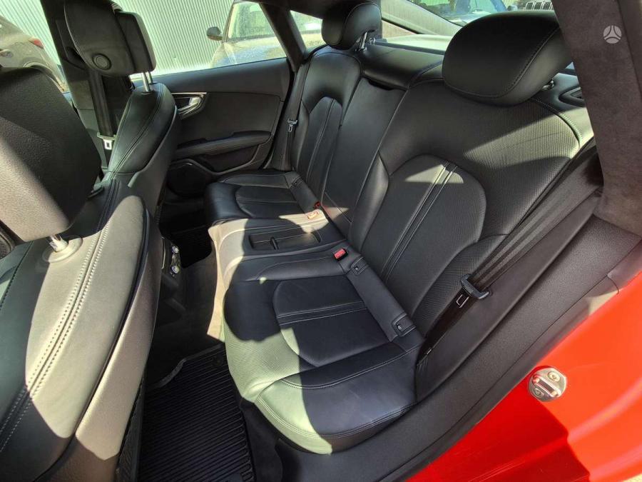 Sarkans Audi S7 2014 Viļņa, ar dzinēja tilpumu 3.99 L un nobraukumu 184 tūkst. km par 19200 €, foto 10 vietnē AUTOMOTO.COM.LV