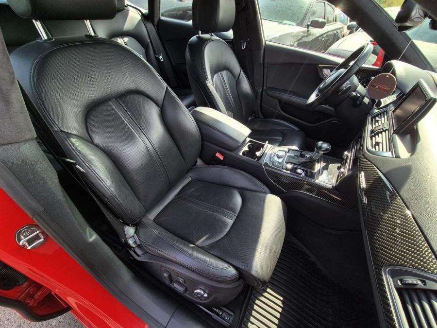 Sarkans Audi S7 2014 Viļņa, ar dzinēja tilpumu 3.99 L un nobraukumu 184 tūkst. km par 19200 €, foto 12 vietnē AUTOMOTO.COM.LV