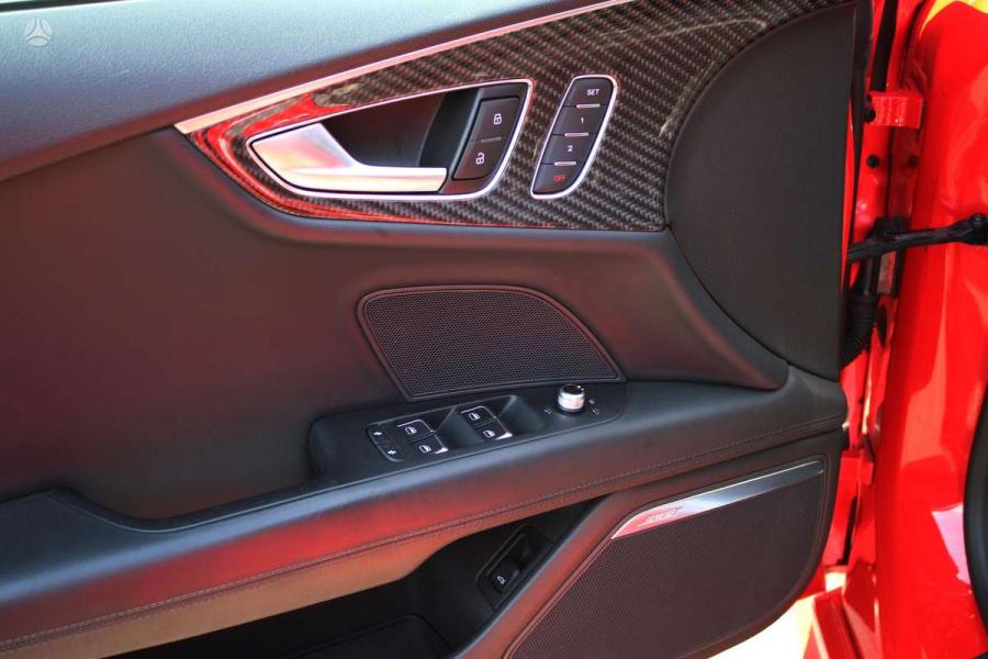 Sarkans Audi S7 2014 Viļņa, ar dzinēja tilpumu 3.99 L un nobraukumu 184 tūkst. km par 19200 €, foto 25 vietnē AUTOMOTO.COM.LV