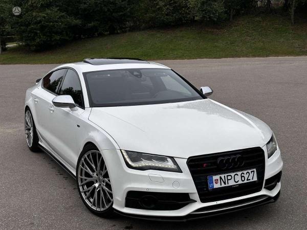 White Audi S7 2013 in Ukmerge, with an engine capacity of 4.00 L and mileage of 185 thousand km for 20500 €, photo 11 on AUTOMOTO.COM.LV