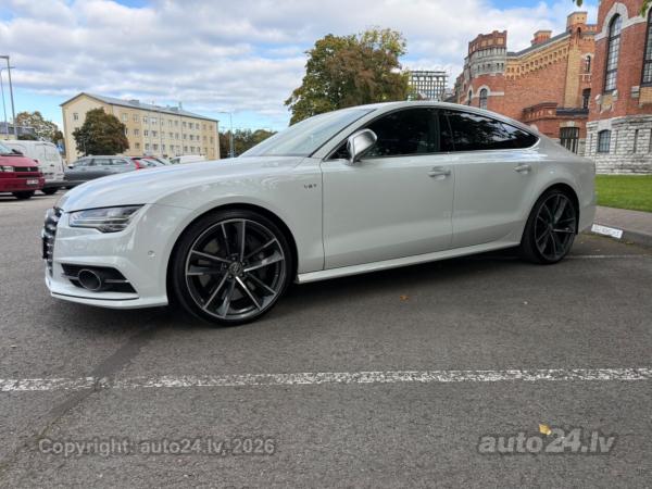 White Audi S7 2015 in Tallinn, with an engine capacity of 3.99 L and mileage of 36 thousand km for 43500 €, photo 4 on AUTOMOTO.COM.LV