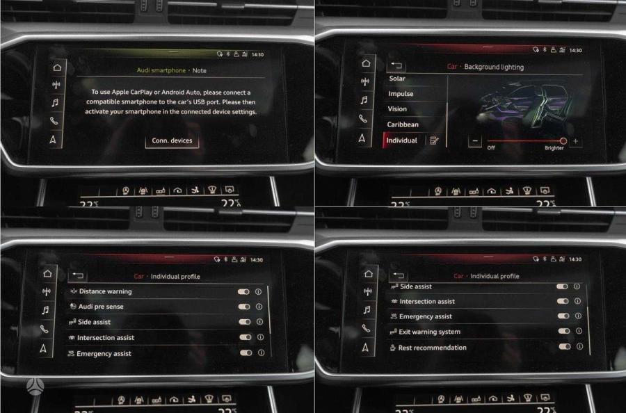 Balts Audi S7 2019 Viļņa, ar dzinēja tilpumu 2.97 L un nobraukumu 121 tūkst. km par 46900 €, foto 30 vietnē AUTOMOTO.COM.LV