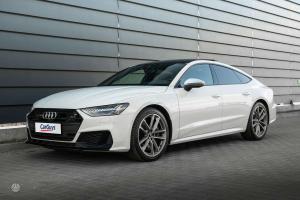 White Audi S7 2019 in Vilnius, with an engine capacity of 2.97 L and mileage of 121 thousand km for 44600 €, photo 4 on AUTOMOTO.COM.LV