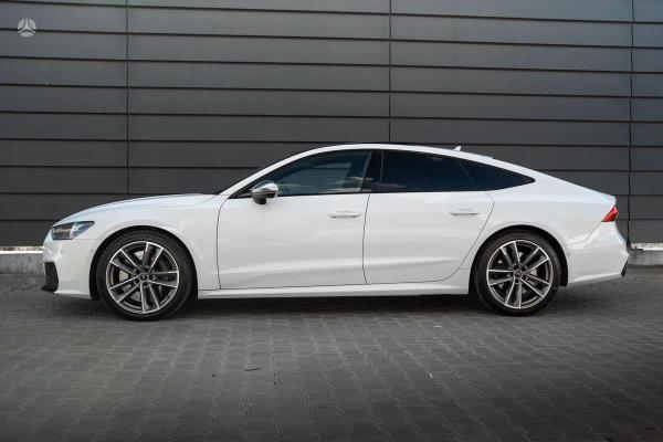 White Audi S7 2019 in Vilnius, with an engine capacity of 2.97 L and mileage of 121 thousand km for 44600 €, photo 4 on AUTOMOTO.COM.LV