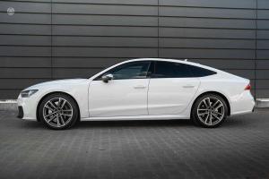 White Audi S7 2019 in Vilnius, with an engine capacity of 2.97 L and mileage of 121 thousand km for 44600 €, photo 5 on AUTOMOTO.COM.LV