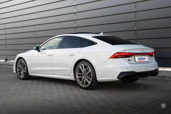 White Audi S7 2019 in Vilnius, with an engine capacity of 2.97 L and mileage of 121 thousand km for 44600 €, photo 5 on AUTOMOTO.COM.LV