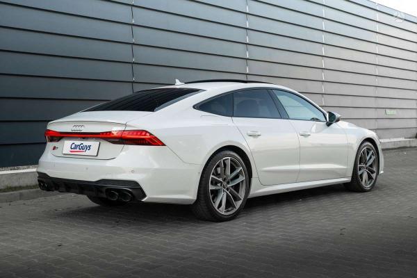 White Audi S7 2019 in Vilnius, with an engine capacity of 2.97 L and mileage of 121 thousand km for 44600 €, photo 8 on AUTOMOTO.COM.LV