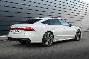 White Audi S7 2019 in Vilnius, with an engine capacity of 2.97 L and mileage of 121 thousand km for 44600 €, photo 9 on AUTOMOTO.COM.LV