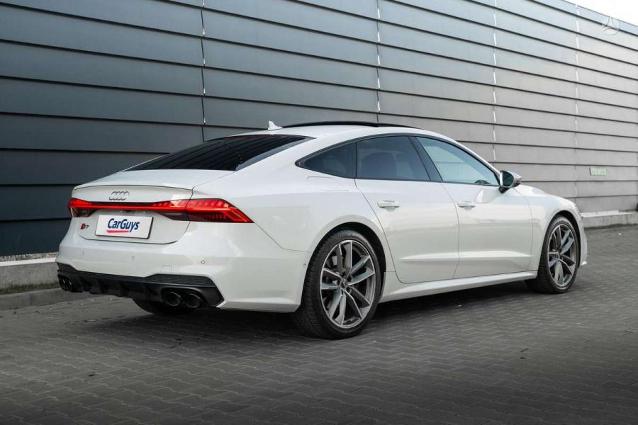 White Audi S7 2019 in Vilnius, with an engine capacity of 2.97 L and mileage of 121 thousand km for 44600 €, photo 9 on AUTOMOTO.COM.LV