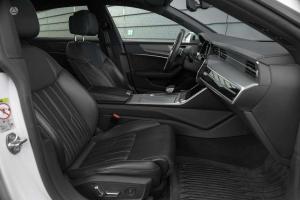 White Audi S7 2019 in Vilnius, with an engine capacity of 2.97 L and mileage of 121 thousand km for 44600 €, photo 17 on AUTOMOTO.COM.LV
