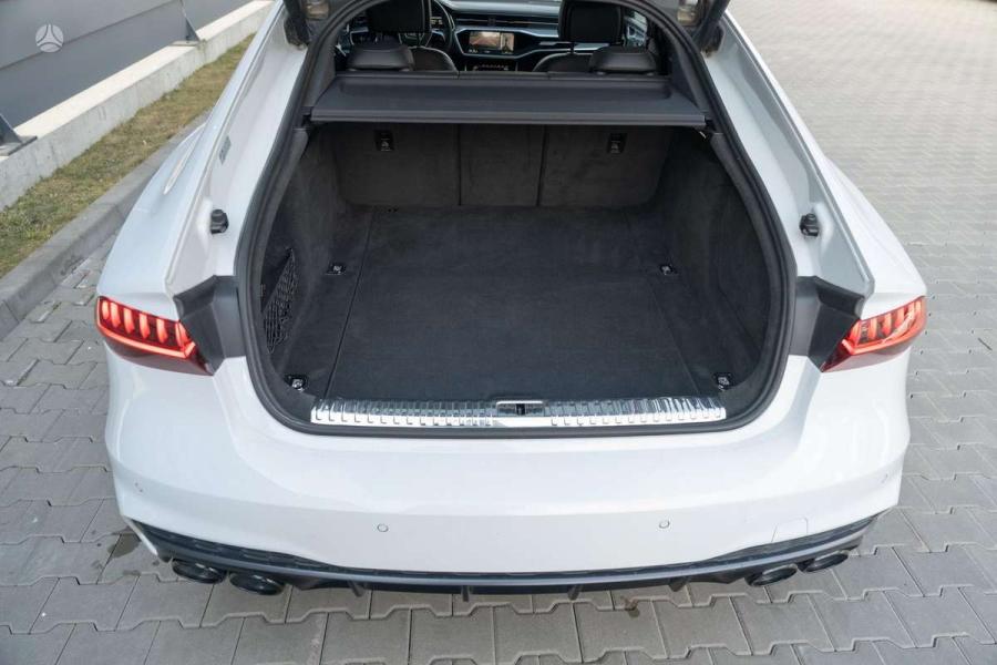 White Audi S7 2019 in Vilnius, with an engine capacity of 2.97 L and mileage of 121 thousand km for 44600 €, photo 21 on AUTOMOTO.COM.LV