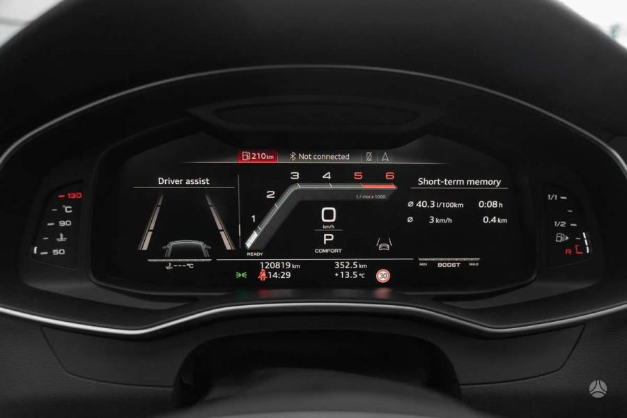 White Audi S7 2019 in Vilnius, with an engine capacity of 2.97 L and mileage of 121 thousand km for 44600 €, photo 27 on AUTOMOTO.COM.LV