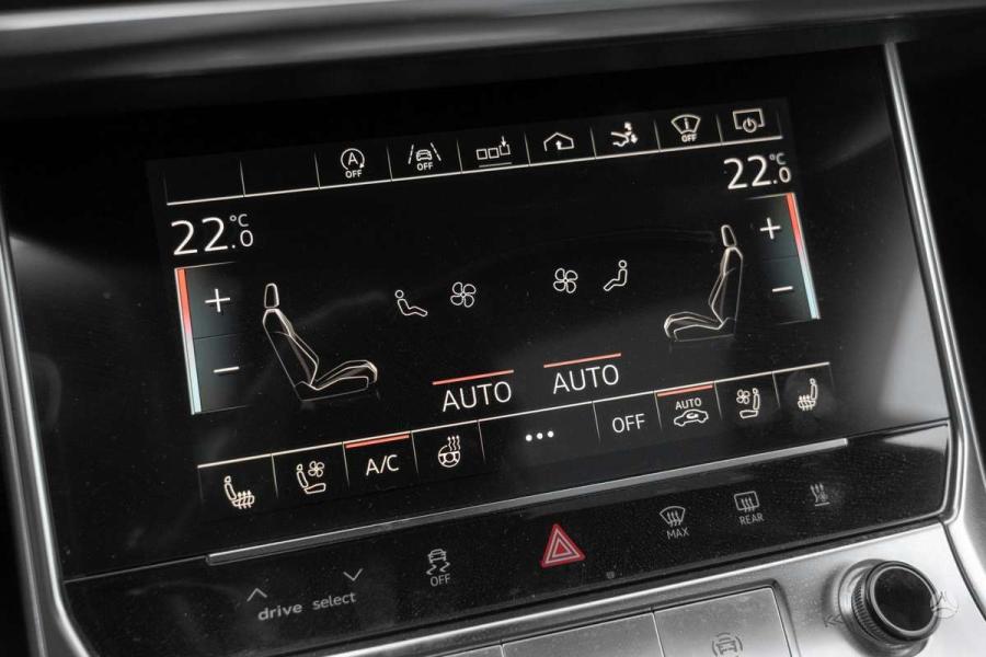 White Audi S7 2019 in Vilnius, with an engine capacity of 2.97 L and mileage of 121 thousand km for 44600 €, photo 33 on AUTOMOTO.COM.LV