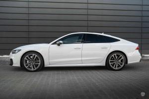 White Audi S7 2019 in Vilnius, with an engine capacity of 2.97 L and mileage of 121 thousand km for 44600 €, photo 4 on AUTOMOTO.COM.LV