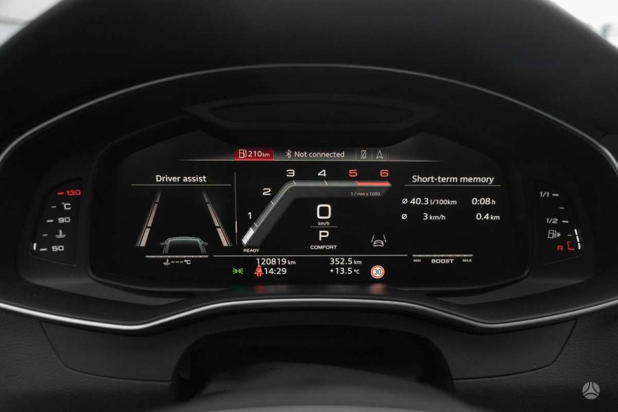 White Audi S7 2019 in Vilnius, with an engine capacity of 2.97 L and mileage of 121 thousand km for 44600 €, photo 27 on AUTOMOTO.COM.LV