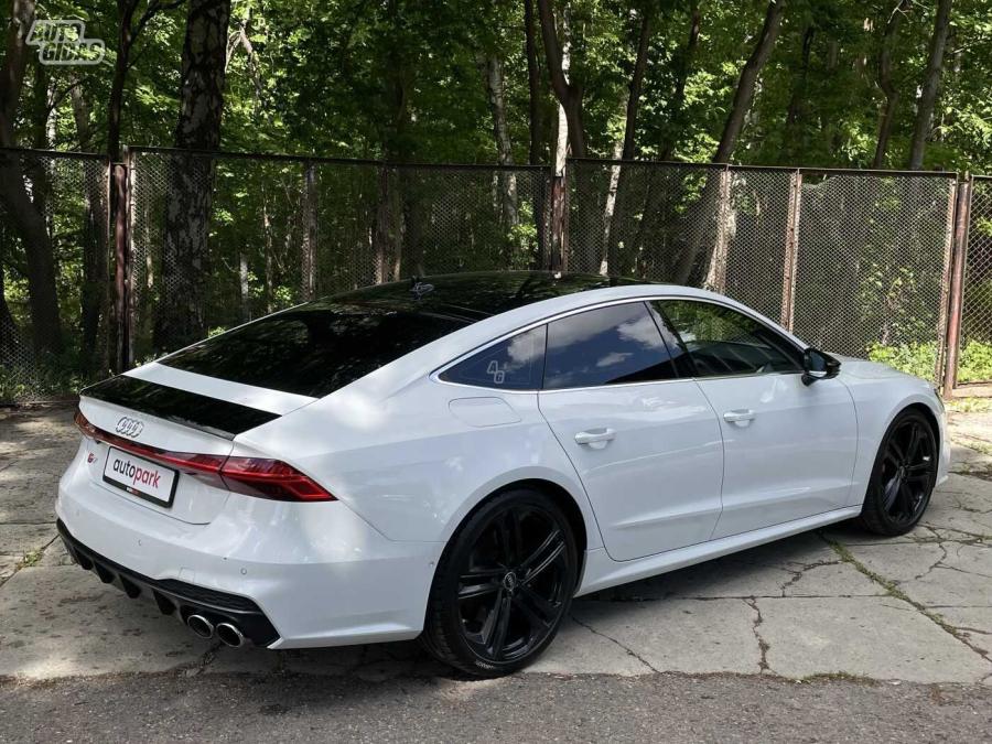 Balts Audi S7 2022 Viļņa, ar dzinēja tilpumu 2.90 L un nobraukumu 61 tūkst. km par 54900 €, foto 7 vietnē AUTOMOTO.COM.LV