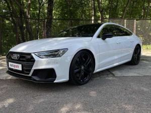White Audi S7 2022 in Vilnius, with an engine capacity of 2.89 L and mileage of 61 thousand km for 49900 €, photo 3 on AUTOMOTO.COM.LV