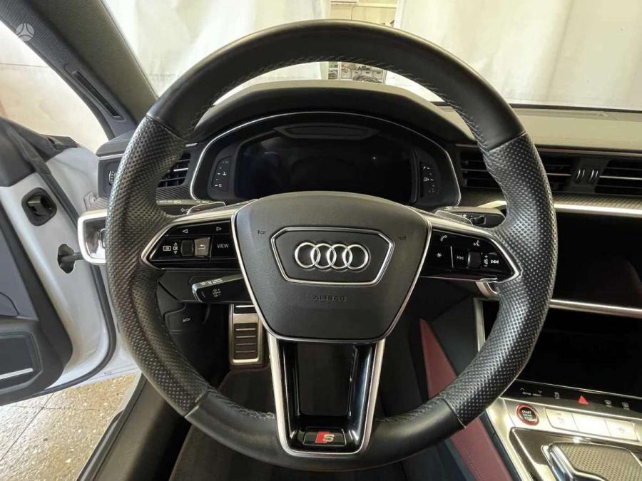 White Audi S7 2022 in Vilnius, with an engine capacity of 2.89 L and mileage of 61 thousand km for 49900 €, photo 15 on AUTOMOTO.COM.LV