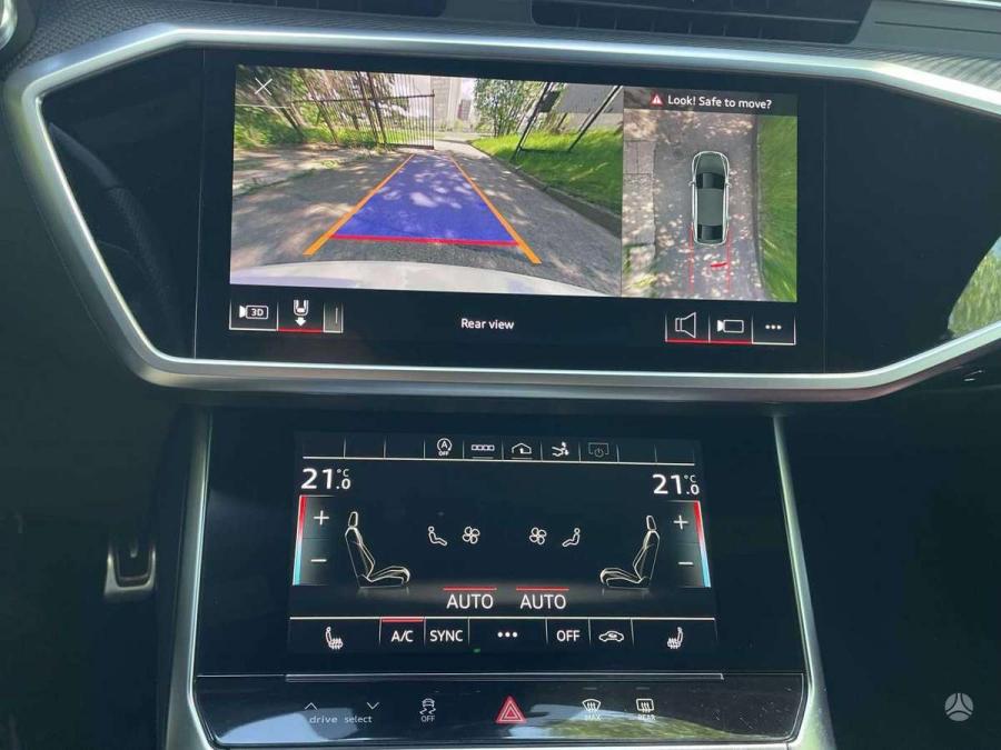 White Audi S7 2022 in Vilnius, with an engine capacity of 2.89 L and mileage of 61 thousand km for 49900 €, photo 18 on AUTOMOTO.COM.LV