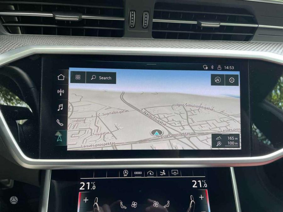 White Audi S7 2022 in Vilnius, with an engine capacity of 2.89 L and mileage of 61 thousand km for 49900 €, photo 20 on AUTOMOTO.COM.LV