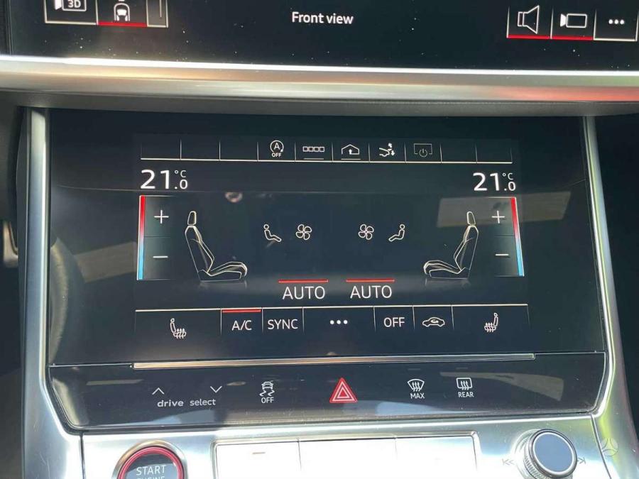 White Audi S7 2022 in Vilnius, with an engine capacity of 2.89 L and mileage of 61 thousand km for 49900 €, photo 23 on AUTOMOTO.COM.LV