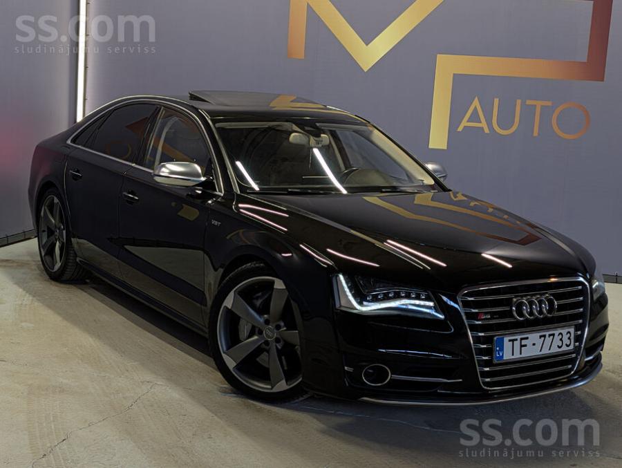 Black Audi S8 2013 in Jurmala, with an engine capacity of 4.00 L and mileage of 173 thousand km for 25000 €, photo 1 on AUTOMOTO.COM.LV