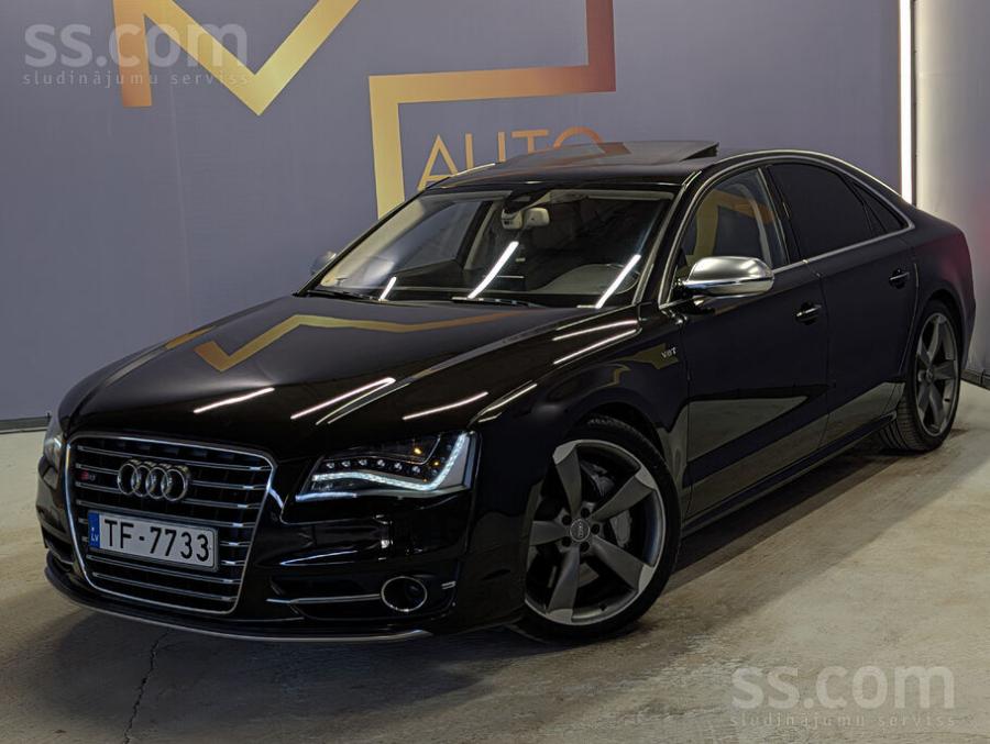 Black Audi S8 2013 in Jurmala, with an engine capacity of 4.00 L and mileage of 173 thousand km for 25000 €, photo 4 on AUTOMOTO.COM.LV