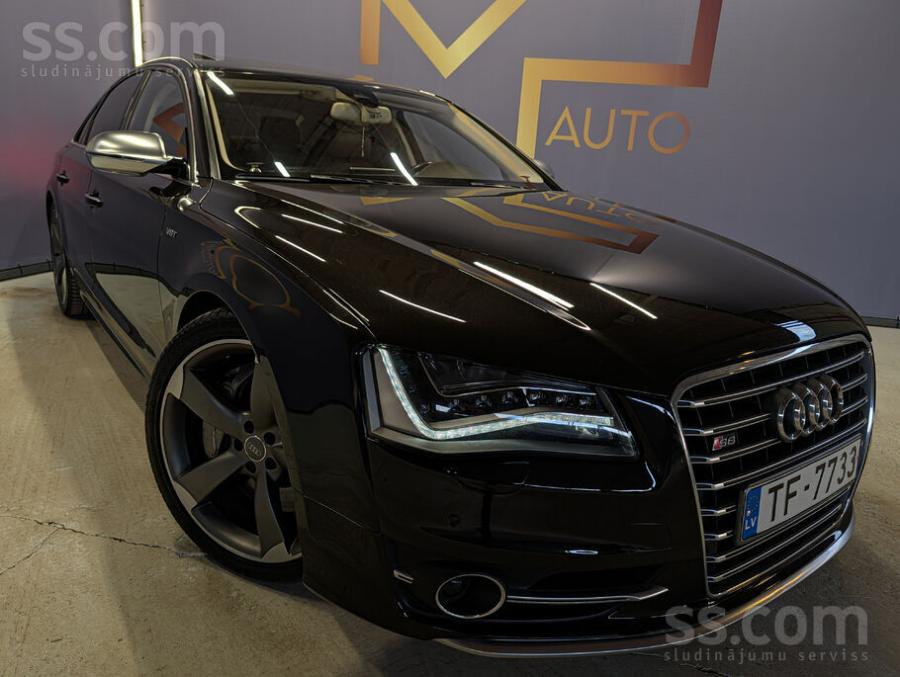 Black Audi S8 2013 in Jurmala, with an engine capacity of 4.00 L and mileage of 173 thousand km for 25000 €, photo 6 on AUTOMOTO.COM.LV