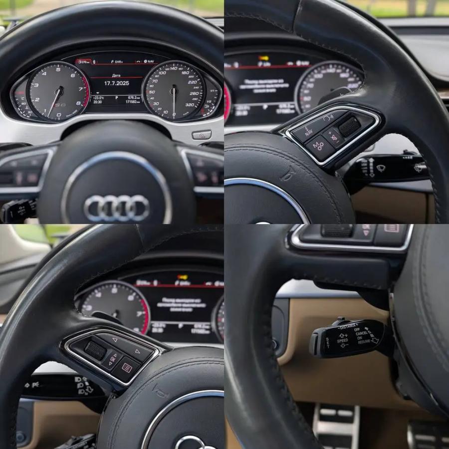 Black Audi S8 2013 in Jurmala, with an engine capacity of 4.00 L and mileage of 173 thousand km for 25000 €, photo 30 on AUTOMOTO.COM.LV
