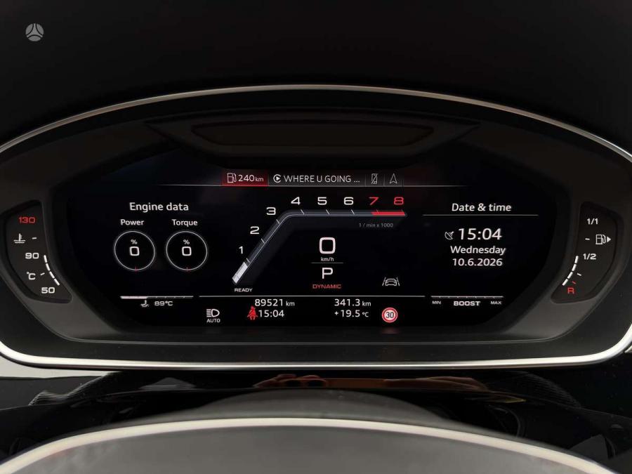 Черный Ауди С8 2020 в Шяуляй, объемом двигателя 4.00 л и пробегом 90 тыс. км за 69990 €, фото 24 на AUTOMOTO.COM.LV