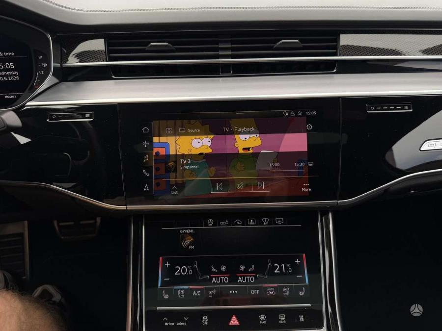 Черный Ауди С8 2020 в Шяуляй, объемом двигателя 4.00 л и пробегом 90 тыс. км за 69990 €, фото 26 на AUTOMOTO.COM.LV