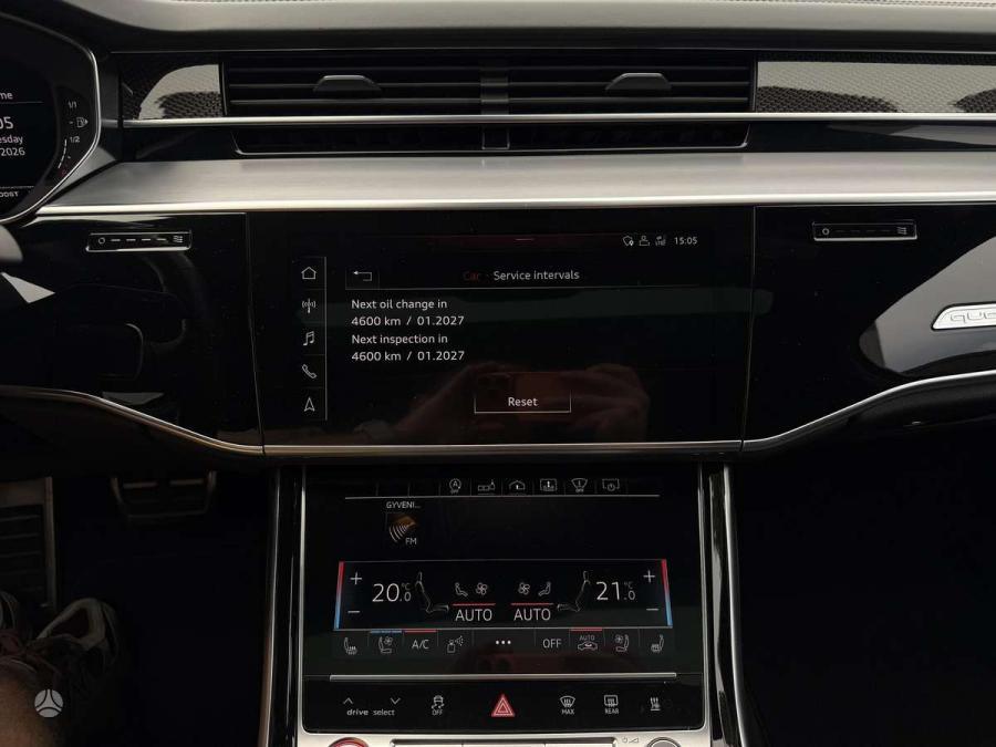Черный Ауди С8 2020 в Шяуляй, объемом двигателя 4.00 л и пробегом 90 тыс. км за 69990 €, фото 27 на AUTOMOTO.COM.LV