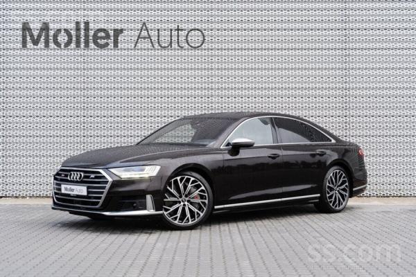 Melns Audi S8 2020 Rīga, ar dzinēja tilpumu 4.00 L un nobraukumu 68 tūkst. km par 79900 €, foto 1 vietnē AUTOMOTO.COM.LV