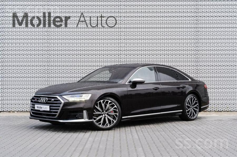 Melns Audi S8 2020 Rīga, ar dzinēja tilpumu 4.00 L un nobraukumu 68 tūkst. km par 79900 €, foto 1 vietnē AUTOMOTO.COM.LV