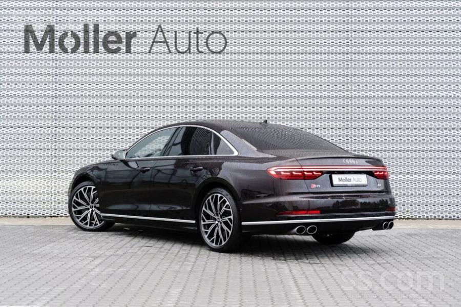 Melns Audi S8 2020 Rīga, ar dzinēja tilpumu 4.00 L un nobraukumu 68 tūkst. km par 79900 €, foto 4 vietnē AUTOMOTO.COM.LV