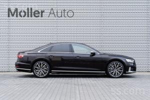 Melns Audi S8 2020 Rīga, ar dzinēja tilpumu 4.00 L un nobraukumu 68 tūkst. km par 79900 €, foto 6 vietnē AUTOMOTO.COM.LV