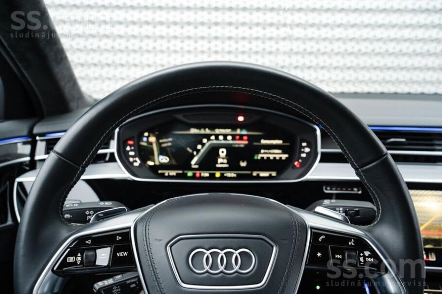 Melns Audi S8 2020 Rīga, ar dzinēja tilpumu 4.00 L un nobraukumu 68 tūkst. km par 79900 €, foto 14 vietnē AUTOMOTO.COM.LV