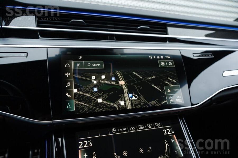 Melns Audi S8 2020 Rīga, ar dzinēja tilpumu 4.00 L un nobraukumu 68 tūkst. km par 79900 €, foto 29 vietnē AUTOMOTO.COM.LV