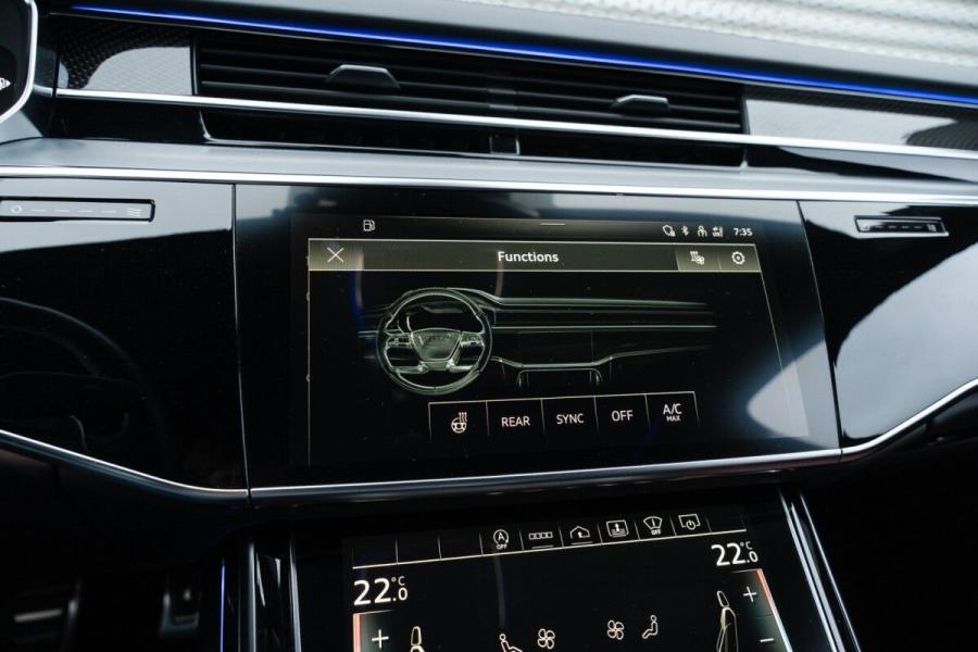 Melns Audi S8 2020 Mārupe, ar dzinēja tilpumu 4.00 L un nobraukumu 68 tūkst. km par 79900 €, foto 20 vietnē AUTOMOTO.COM.LV