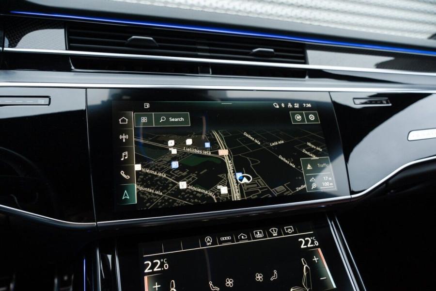 Melns Audi S8 2020 Mārupe, ar dzinēja tilpumu 4.00 L un nobraukumu 68 tūkst. km par 79900 €, foto 29 vietnē AUTOMOTO.COM.LV