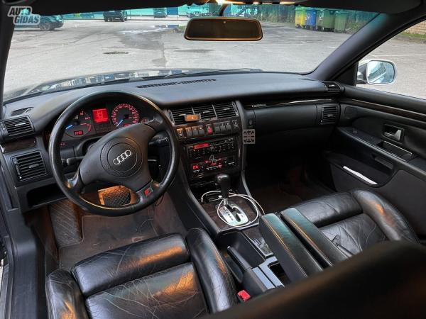 Zils Audi S8 1998 Kauņa, ar dzinēja tilpumu 4.20 L un nobraukumu 252 tūkst. km par 9500 €, foto 9 vietnē AUTOMOTO.COM.LV
