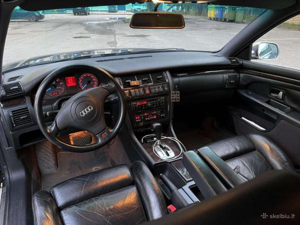 Синий Ауди С8 1998 в Каунас, объемом двигателя 4.20 л и пробегом 255 тыс. км за 7800 €, фото 9 на AUTOMOTO.COM.LV